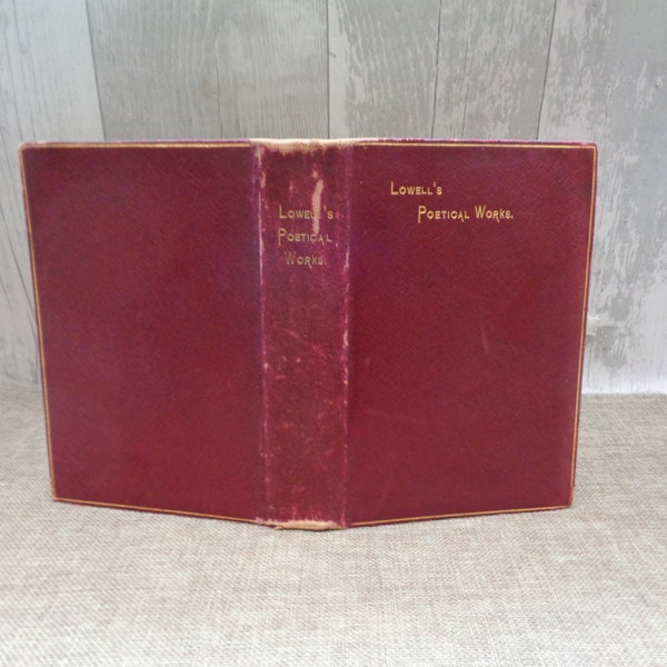 Antique Lowell Book - Etsy