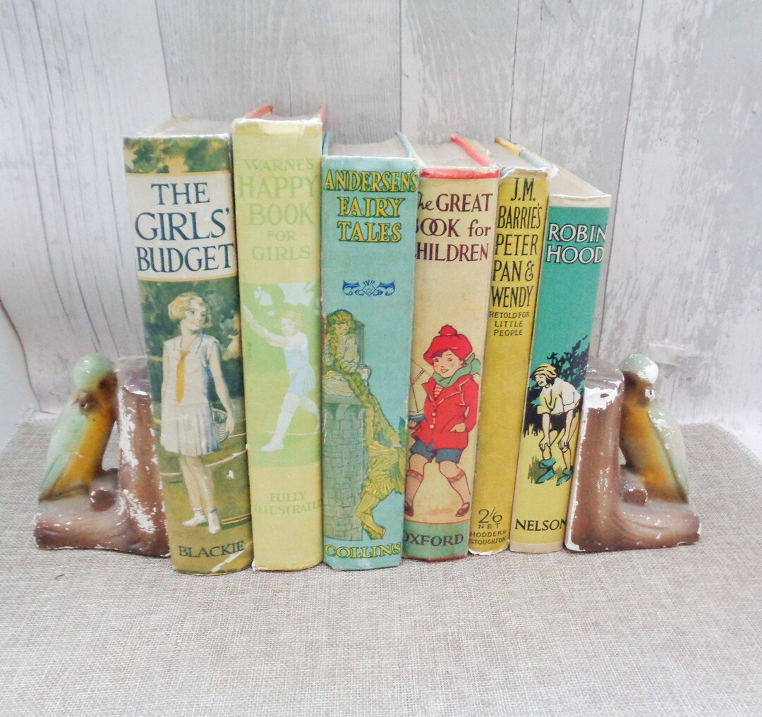 Stack of Decorative 1920s/1930s Children's Books Peter Pan/mabel Lucie ...