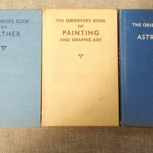 Vintage Observers Books - Various Titles - Coloured Cloth - 1940s ...