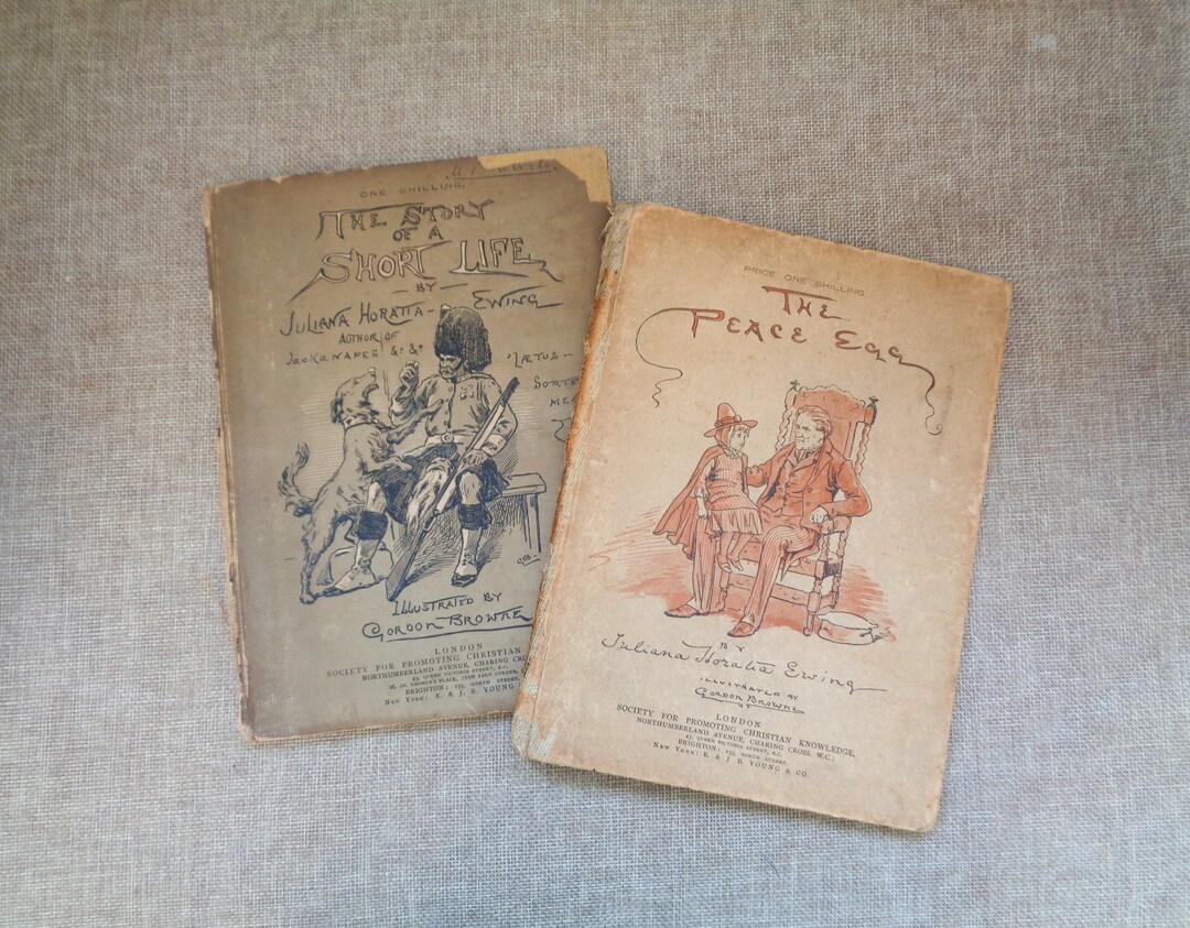 Two Antique Circa 1880s Books by Juliana Horatia Ewing - the Story of a ...