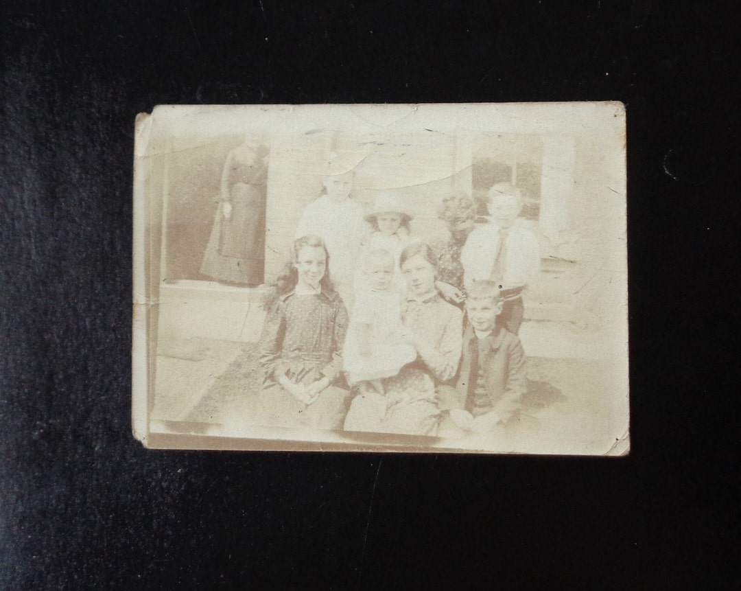 Antique Edwardian Circa 1900s Very Pale Sepia Photograph Edwardian ...