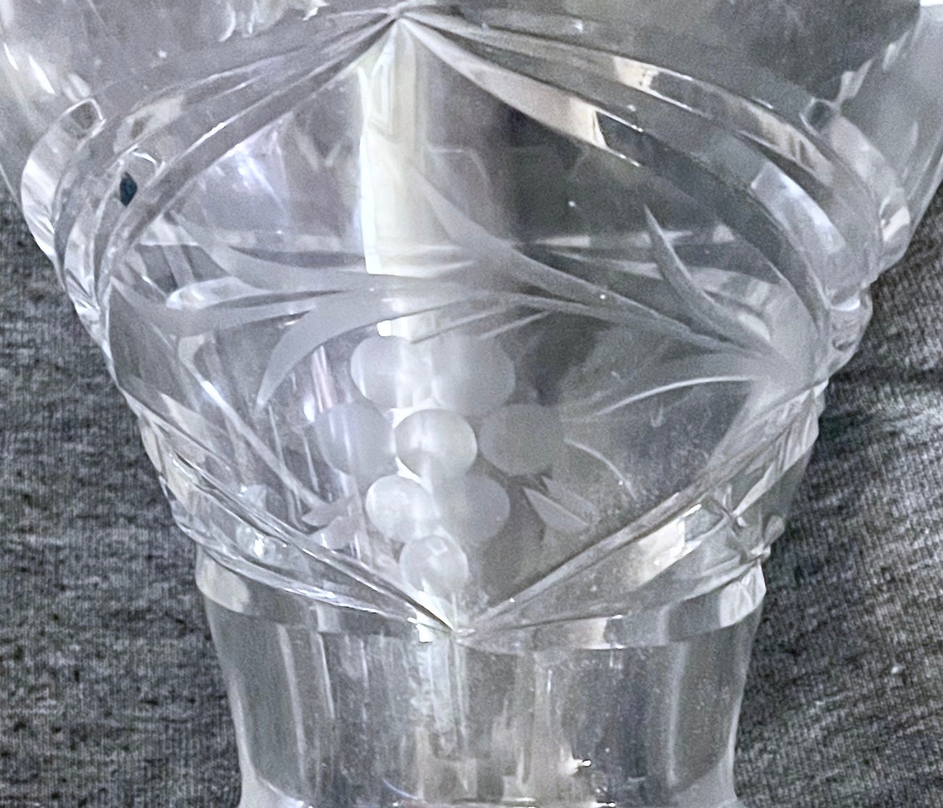 Beautiful Antique Tri Footed Fluted Cut Clear Crystal Bud Vase With ...