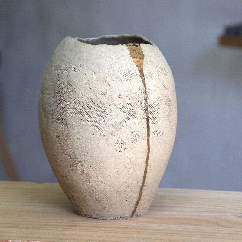 Boho Ceramic Vase - Etsy