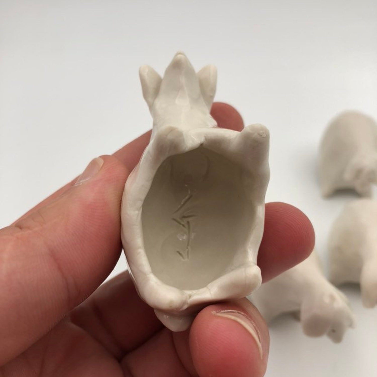 One Small Ceramics White Sheep Porcelain Handmade Ceramic - Etsy