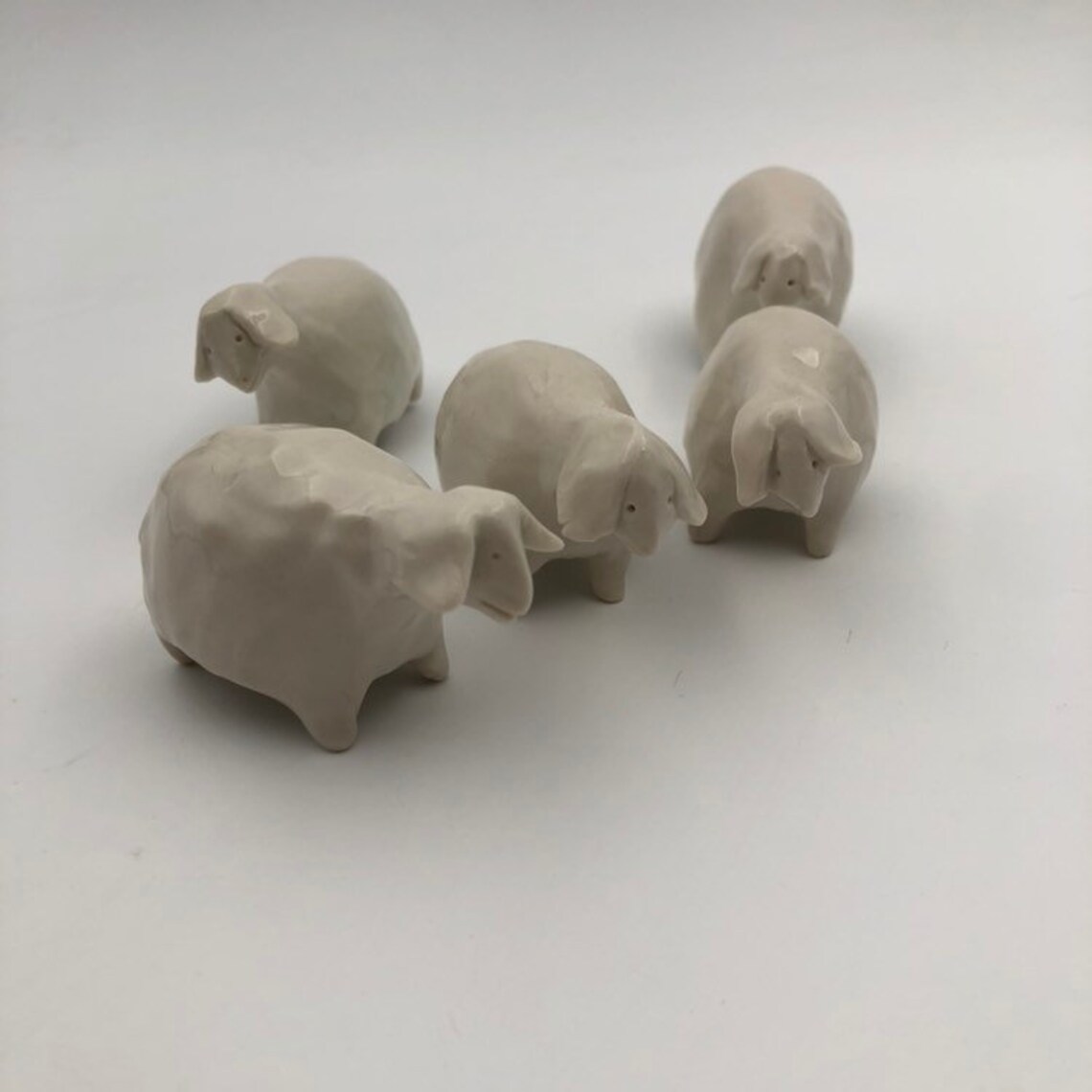 One Small Ceramics White Sheep Porcelain Handmade Ceramic | Etsy