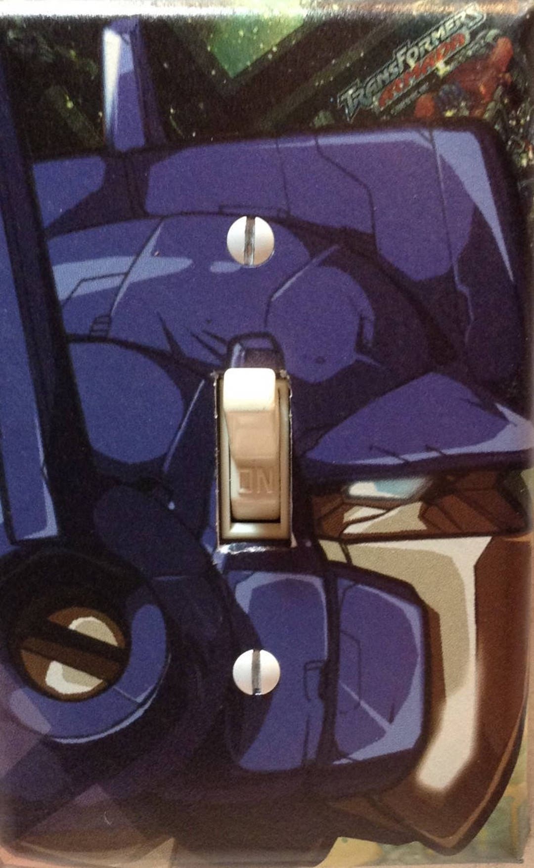 Transfomers Optimus Prime Comic Light Switch Cover Bedroom - Etsy