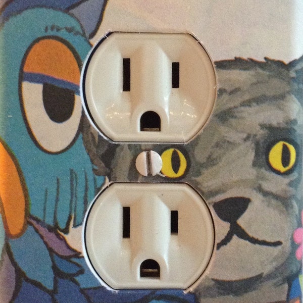 Owl Switch Plate - Etsy