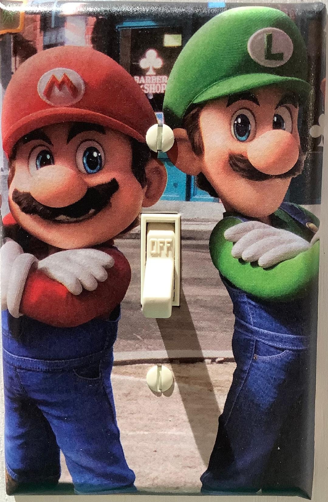 Video Game Characters Plumber Brothers Light Switch Cover Plate Bedroom ...