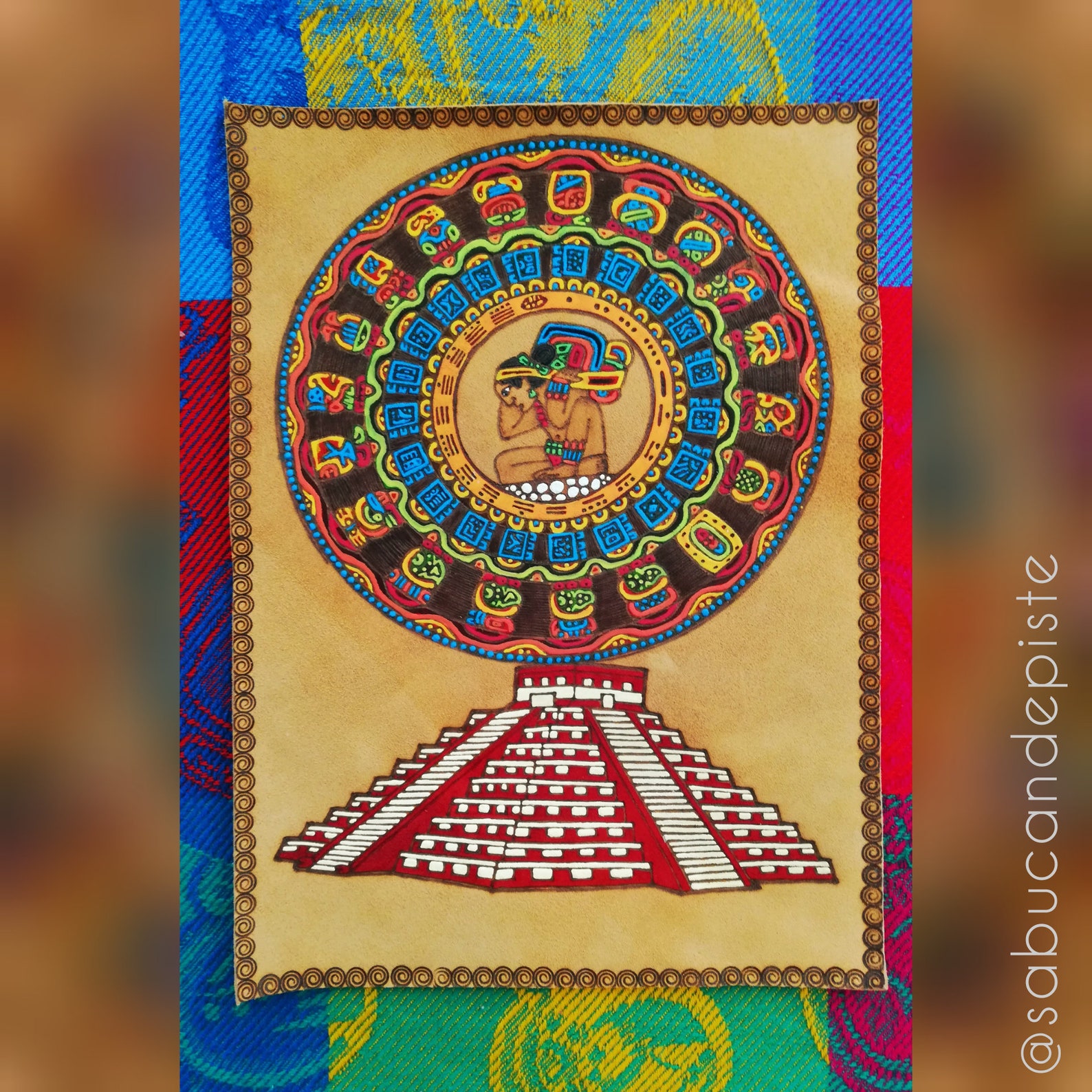 Calendario Maya Calendario Haab Calendario Tzolkin | Etsy