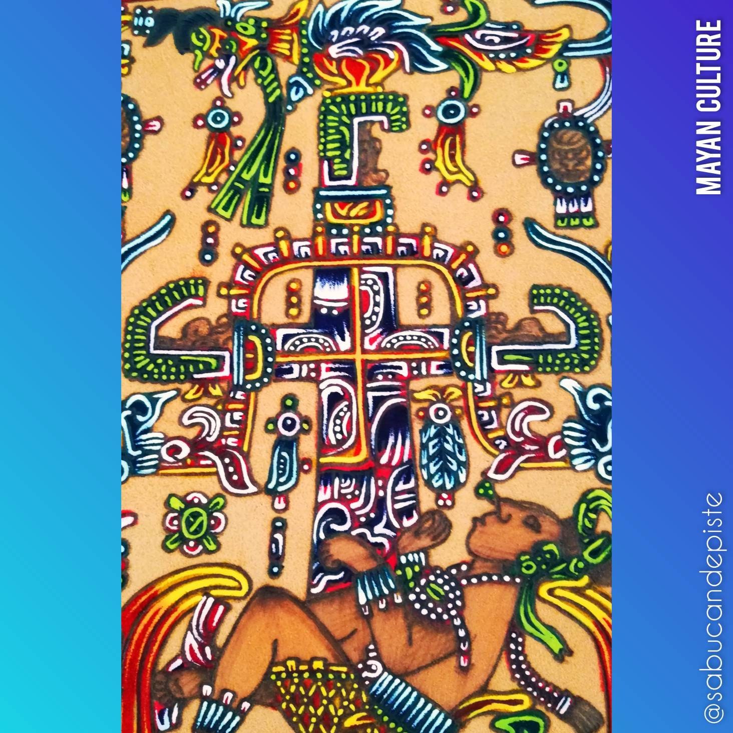 Mayan Culture (palenque Art) : Sarcophagus of King Pakal (temple of the ...