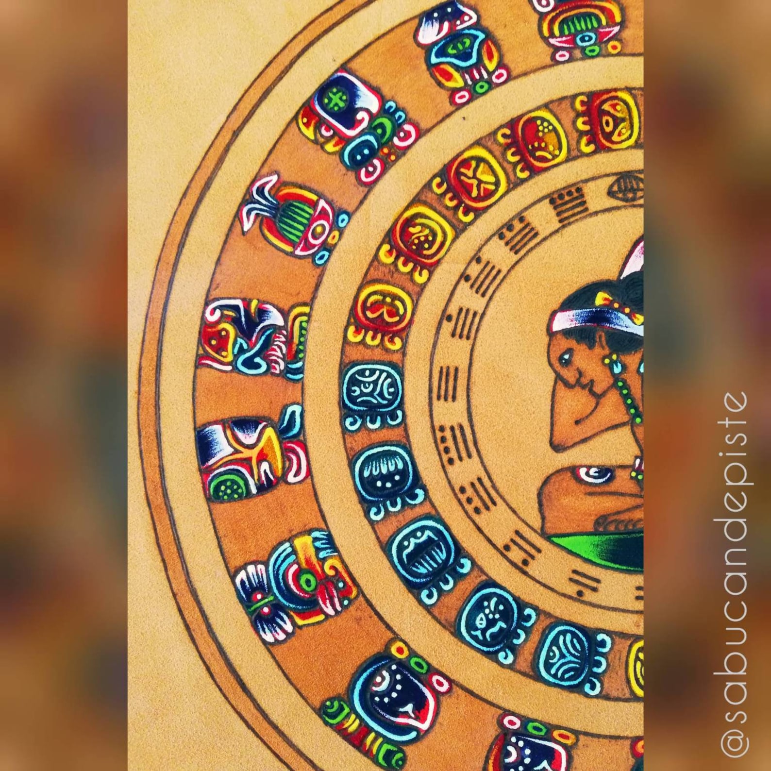 Calendario Maya Calendario Haab Calendario Tzolkin | Etsy