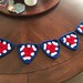 Patriotic Granny Bunting Triangle Flags - Etsy