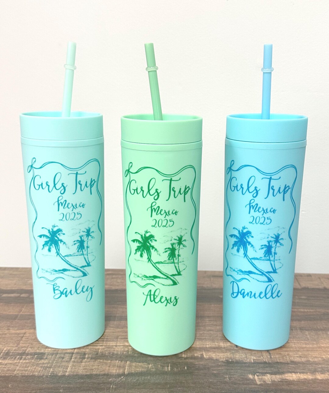 Custom Tumblers, Girls Trip Gifts, Girls Trip Favors, Personalized ...
