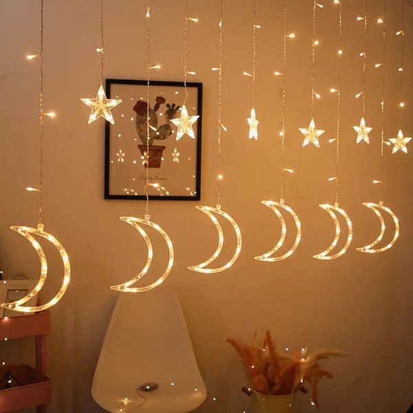 Moon String Lights - Etsy