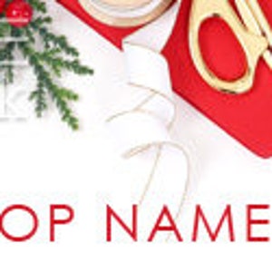 Etsy Cover Photo / Christmas / Etsy Cover Image / Premade / - Etsy
