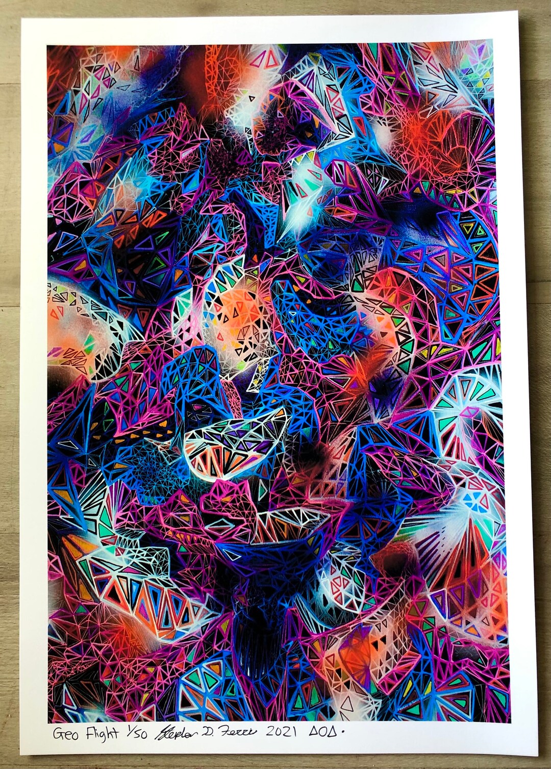 Geo Flight- Limited Edition Print - Etsy