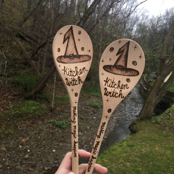 Wood Burned Spoons - Etsy