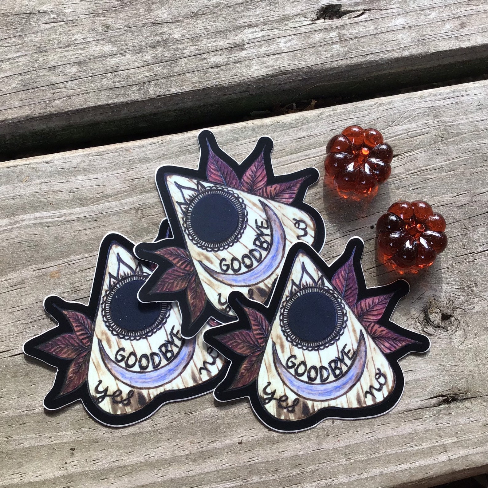 Two Ouija Stickers FREE SHIPPING - Etsy Norway