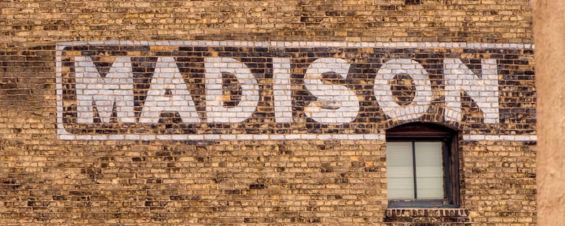Madison Sign Color Photograph - Etsy