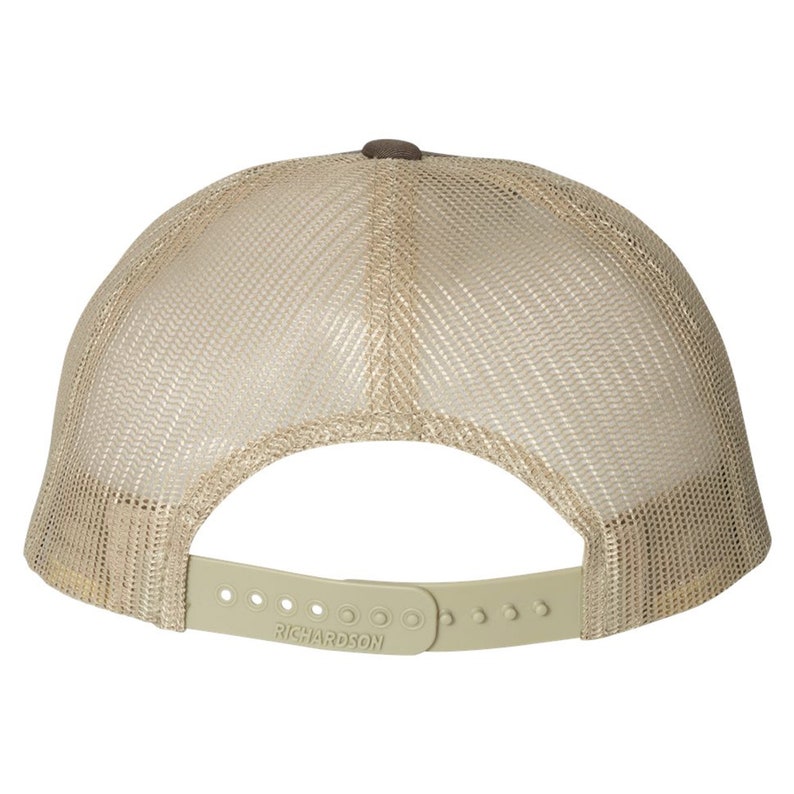 Wookiee Font Embroidered 3D Puff Letter Trucker Cap Hats (brown/khaki ...