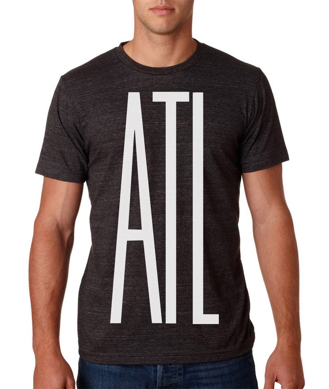 Designer ATL - Atlanta Shirts. Vinyl ATL on Triblend Tee - Etsy