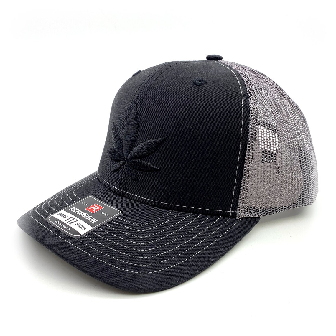 POTHEAD Embroidered 3d-puff Cannabis or Pot Leaf Trucker Cap - Etsy