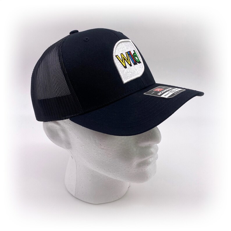 Be the Wild Card Trucker Cap Embroidered 3D Puff Hats black/black by ...