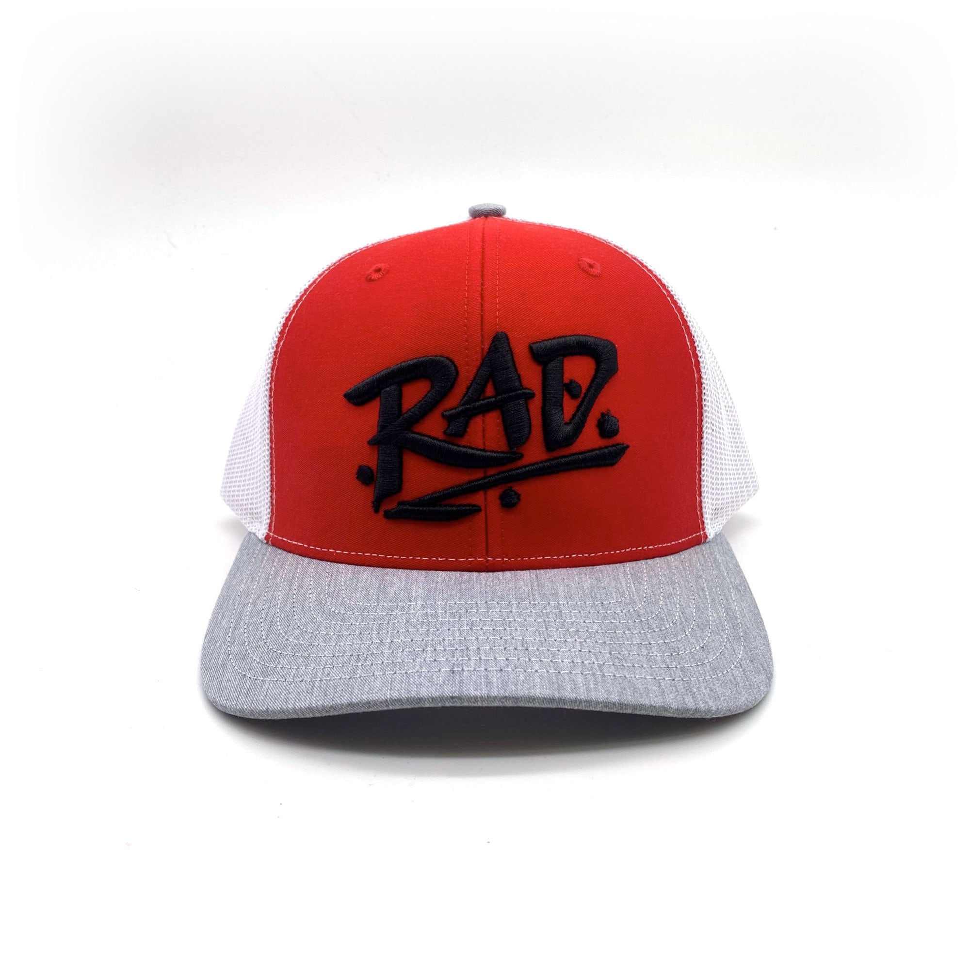 Retro Rad Redesign Font Hat- Richardson Contrast Stitched Trucker Cap ...