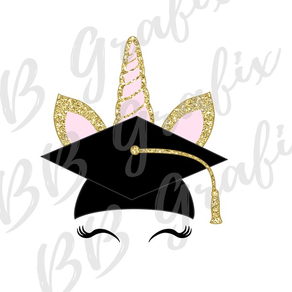 Unicorn Graduation - Etsy