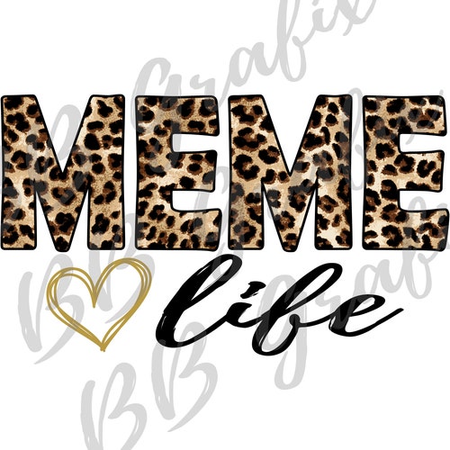 Meme Life Sublimation Design Printable Png Digital - Etsy