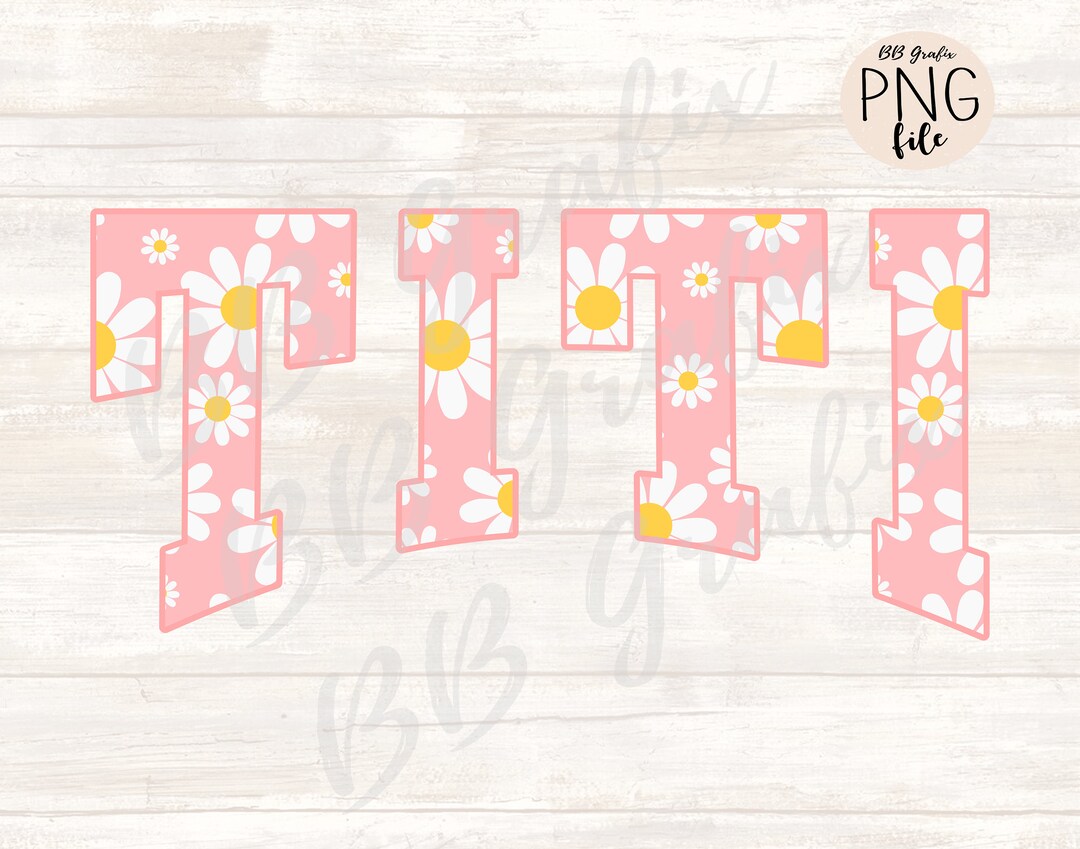 Digital Png File in Titi Daisy Flower Floral Printable Waterslide Dtf ...