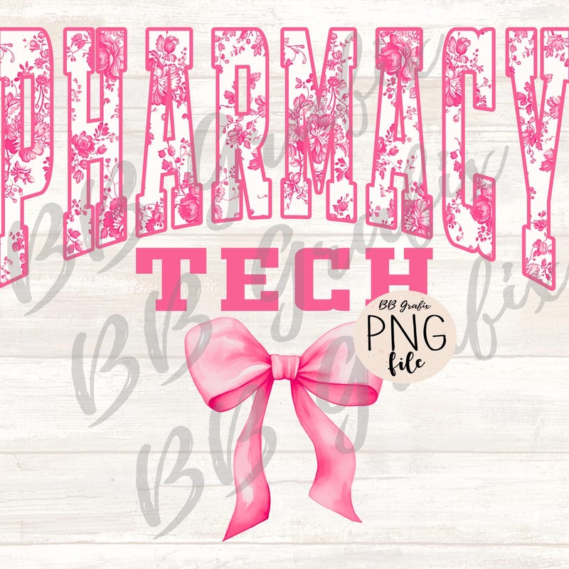 Pharmacy Tech Badge - Etsy