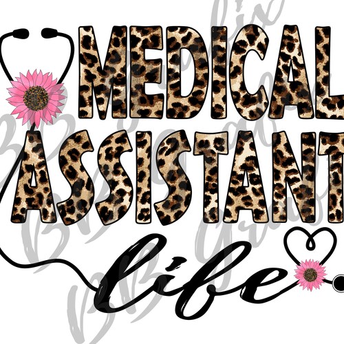 Medical Assistant Png Sublimation Design Medical Assistant - Etsy