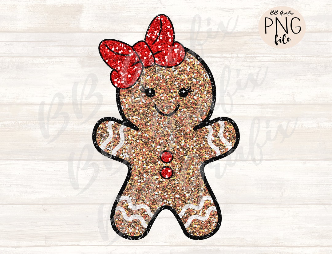 Digital Png File Gingerbread Printable Waterslide Dtf Dtg Iron on ...