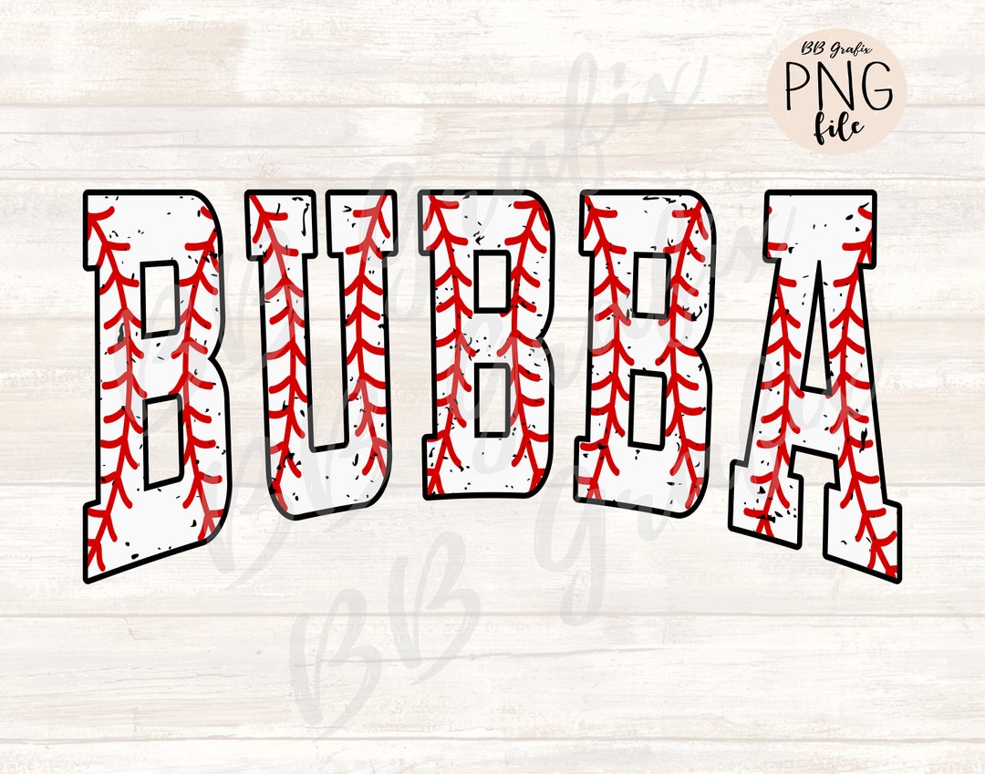 Digital Png File Bubba Baseball T-ball Distressed Printable Clip Art ...