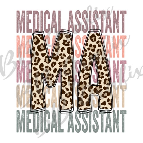 Medical Assistant Png Sublimation Design Medical Assistant - Etsy