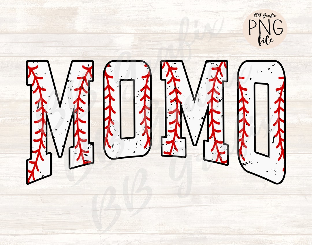 Digital Png File Momo Baseball T-ball Distressed Printable Clip Art ...