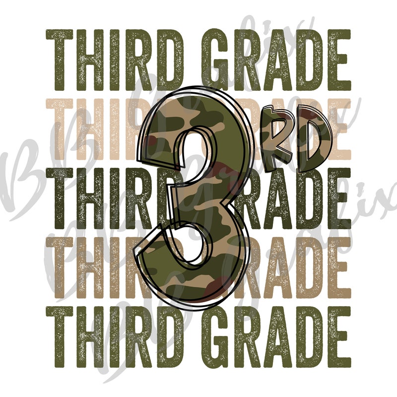 3rd Grade Sign - Etsy