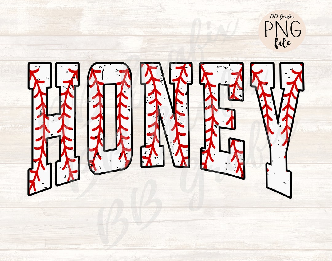 Digital Png File Honey Baseball T-ball Distressed Printable Clip Art ...