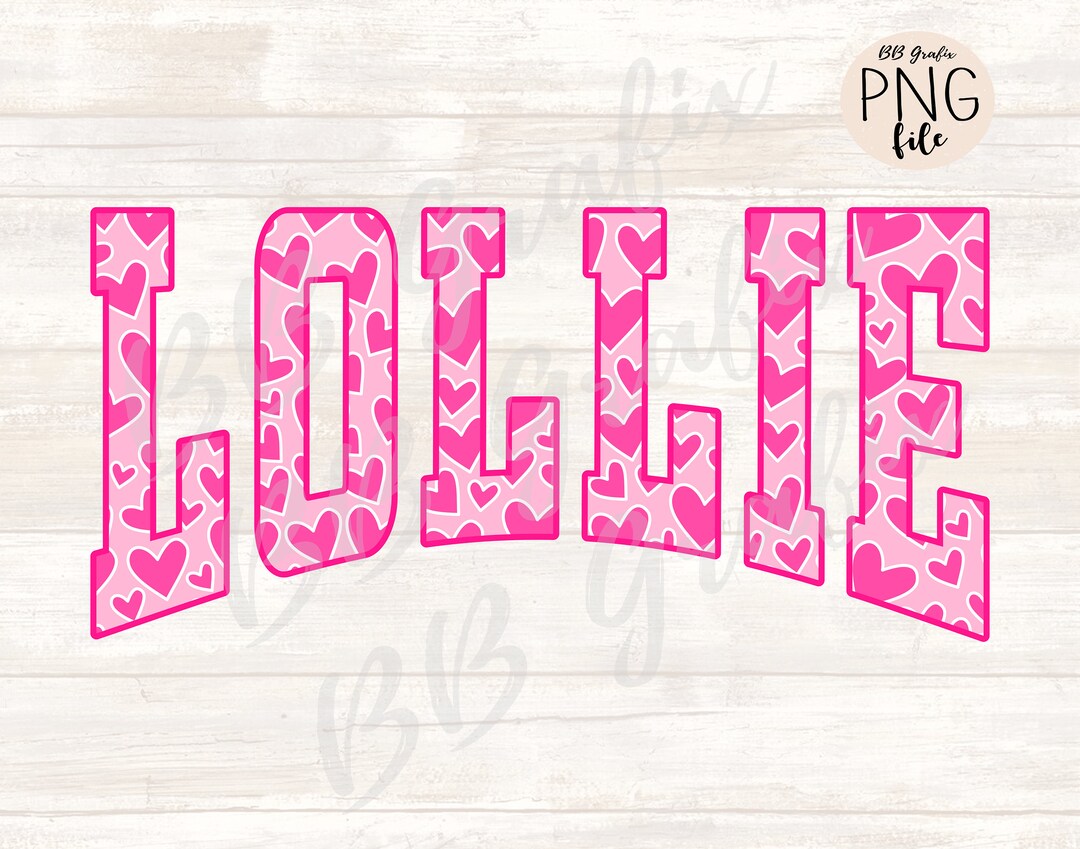 Digital Png File Lollie Hearts Valentine's Day Printable Sticker ...