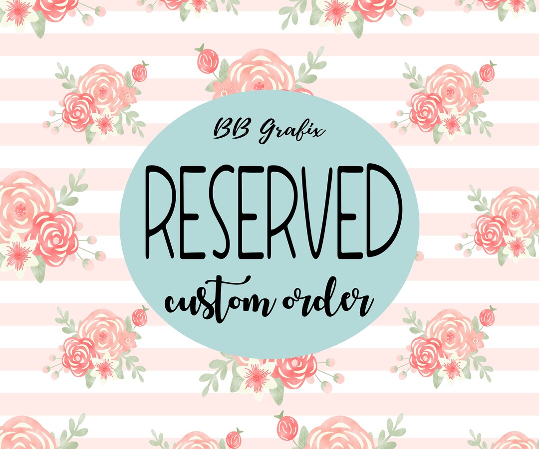 Reserved Digital Png File 6 Separate Designs Bundle Printable ...