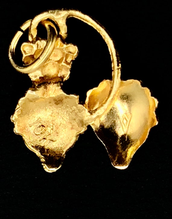 Vintage F L Thorpe 10k Black Hills Gold Pendant Grap… Gem