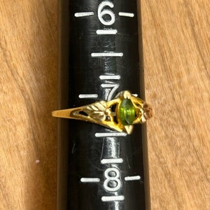 VINTAGE Riddle's Gold Company 10k & 12k Black Hills Gold With Peridot ...