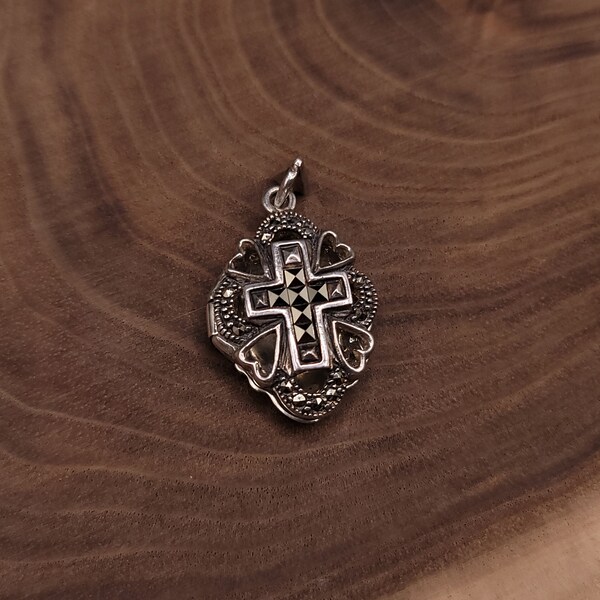 Cross Locket - Etsy