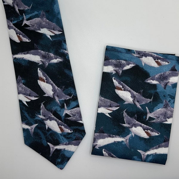 Shark Tie - Etsy