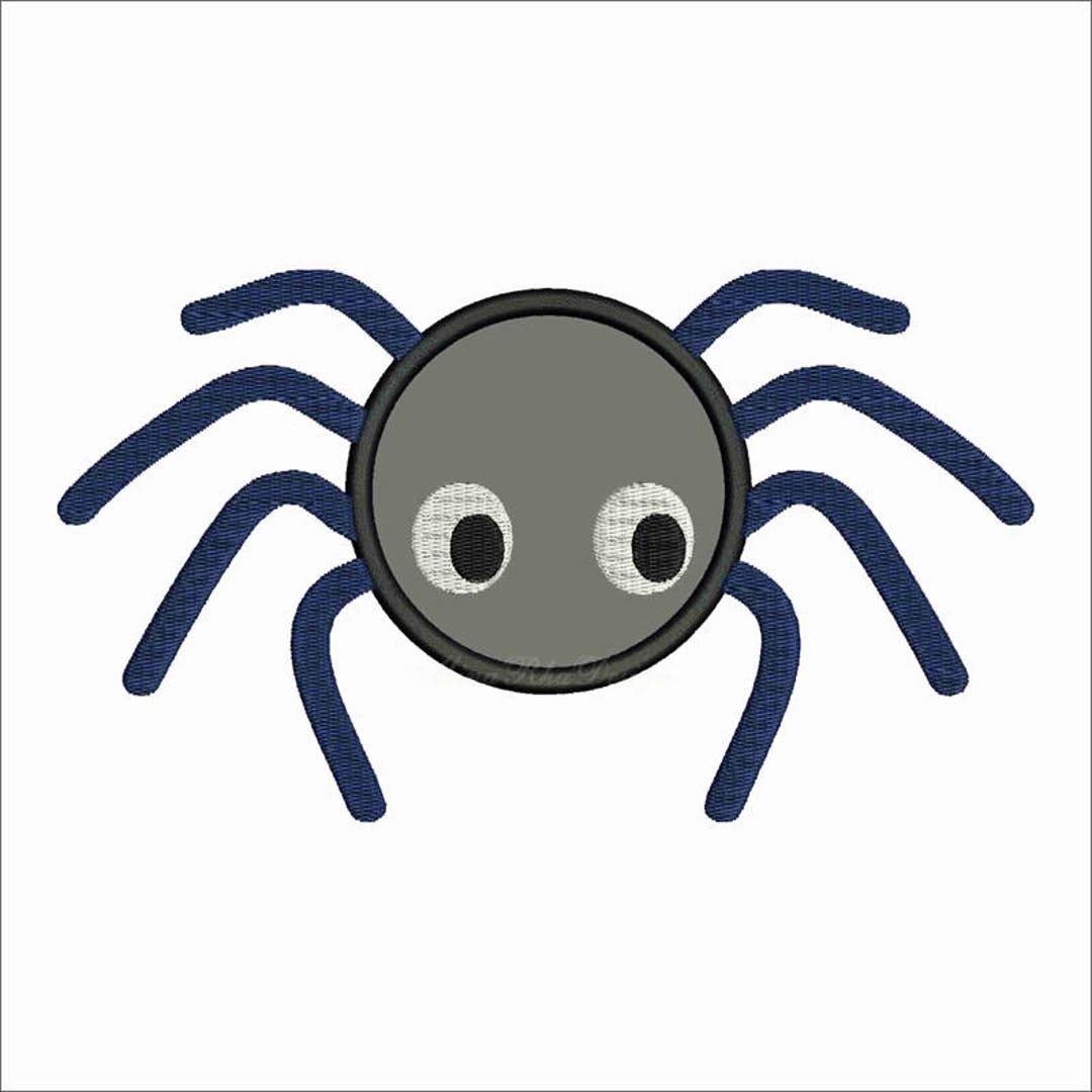 Spider Applique Embroidery Design Halloween Applique Instant Download ...