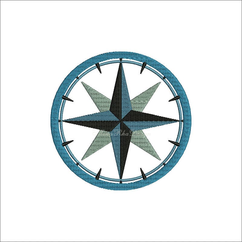 Compass Rose Design - Etsy