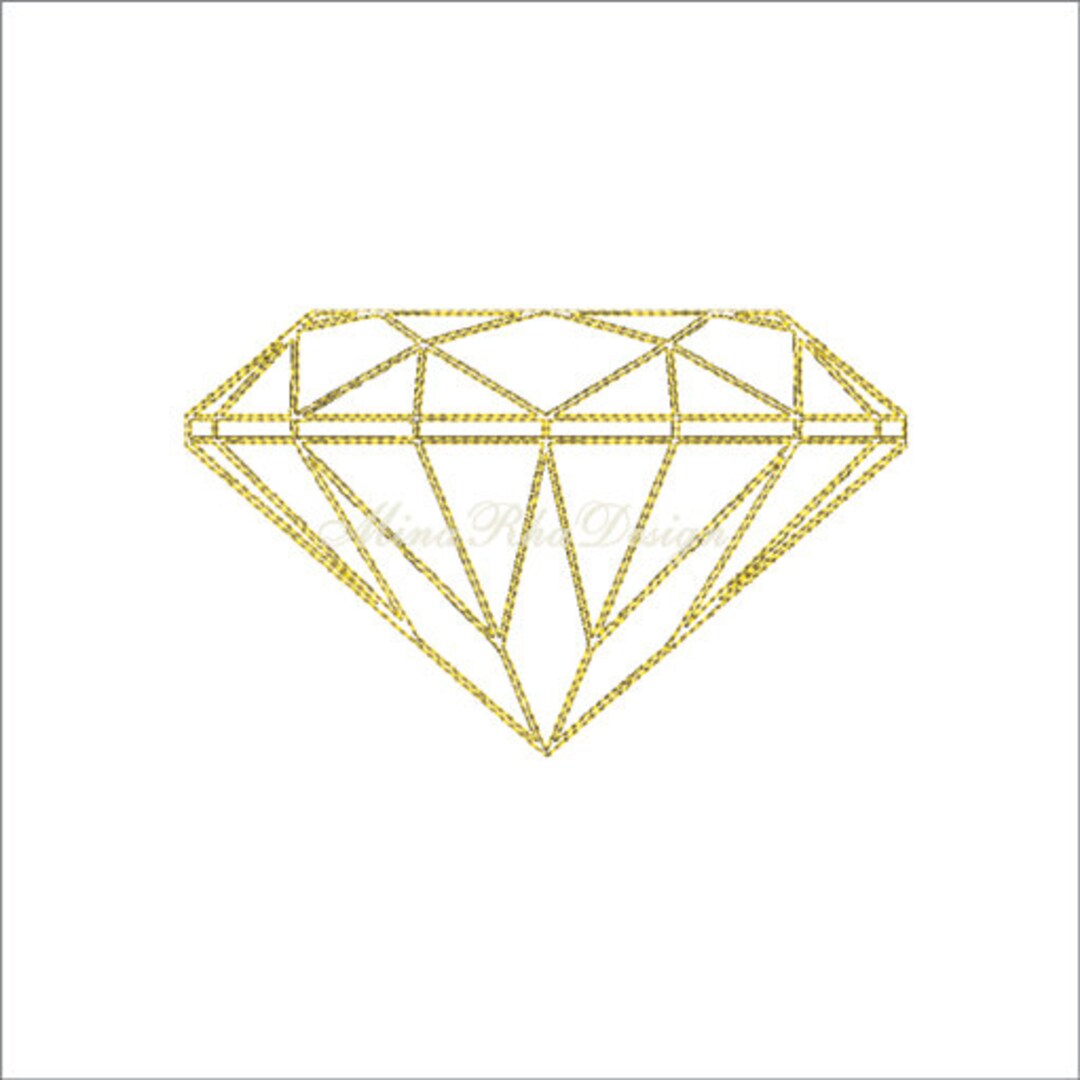 Diamond Stitch Embroidery Design Geomatric Diamond Machine Embroidery ...