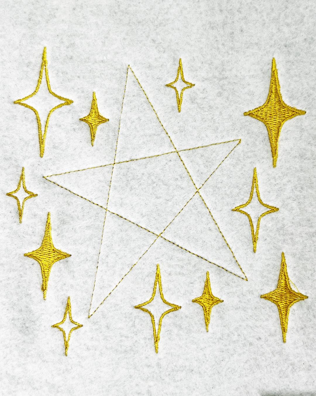 4 Point Star Machine Embroidery Design – Instant Download, Digital ...