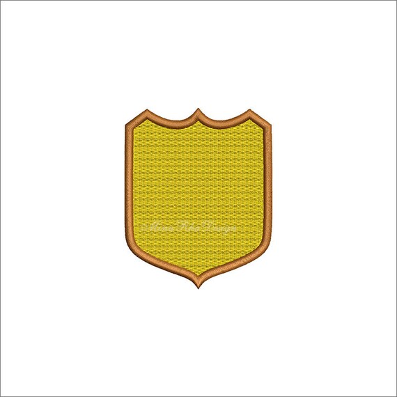 Badge Machine Embroidery Design Instant Download | Etsy